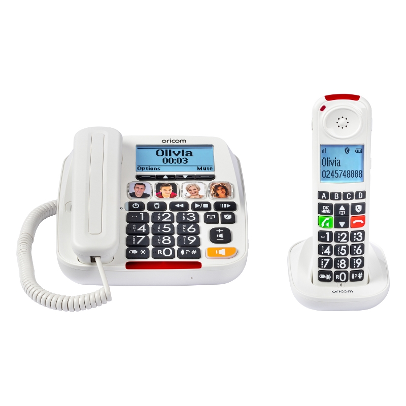 Oricom Care 80S Big Button Amplified Speakerphone With Picture Memory ...